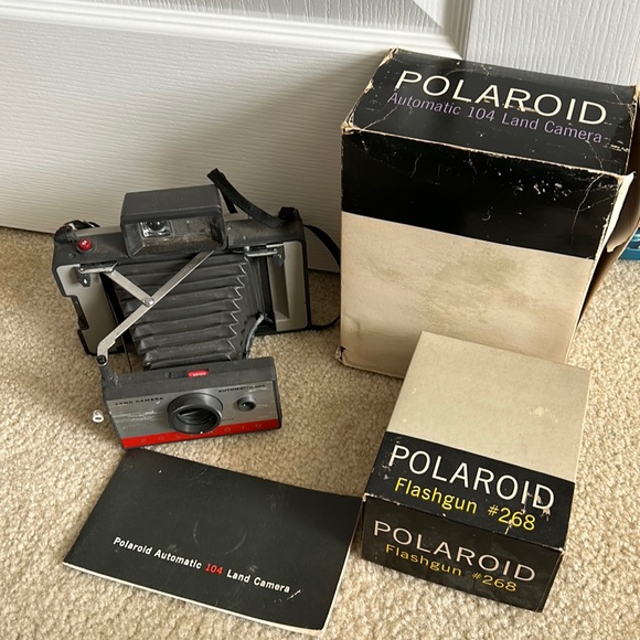 Polaroid | Other | Vintage Polaroid Automatic 4 Land Camera With ...